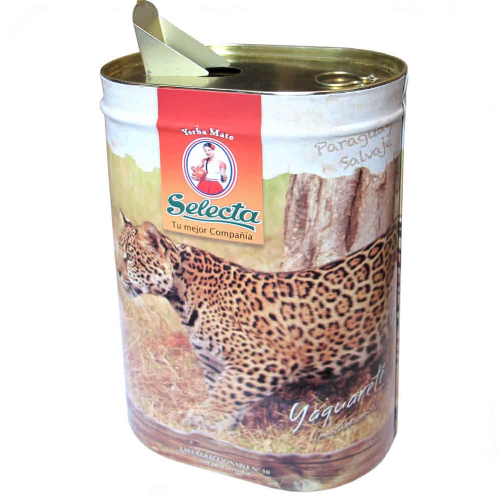 Yerbero Dispensing Tin with Selecta Compuesta Yerba Mate